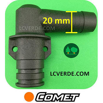 COMET Raccordo Curvo Tubo di Mandata Pompa COMET P48, P50, MP20, MP30 ...